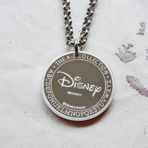 B is for Bambi Disney Silver Alphabet Coin Necklace/keychain |limited ...