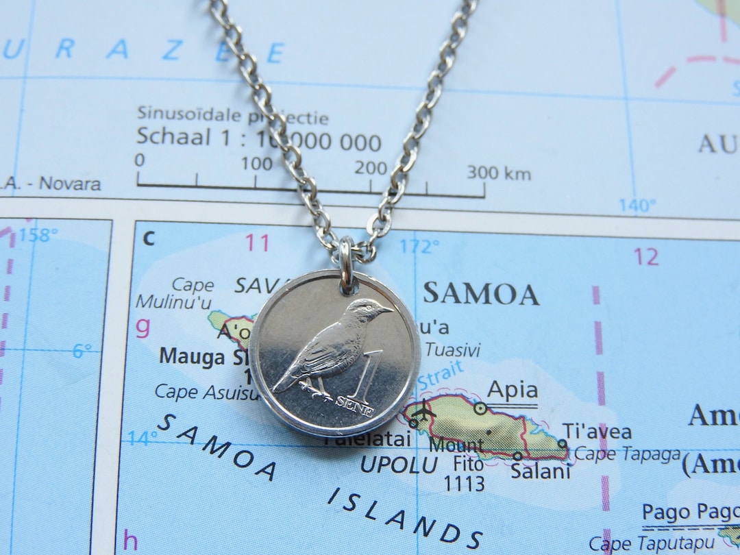 Samoan Trill Samoa Coin Necklace/keychain Bird Necklace Bird Watcher ...