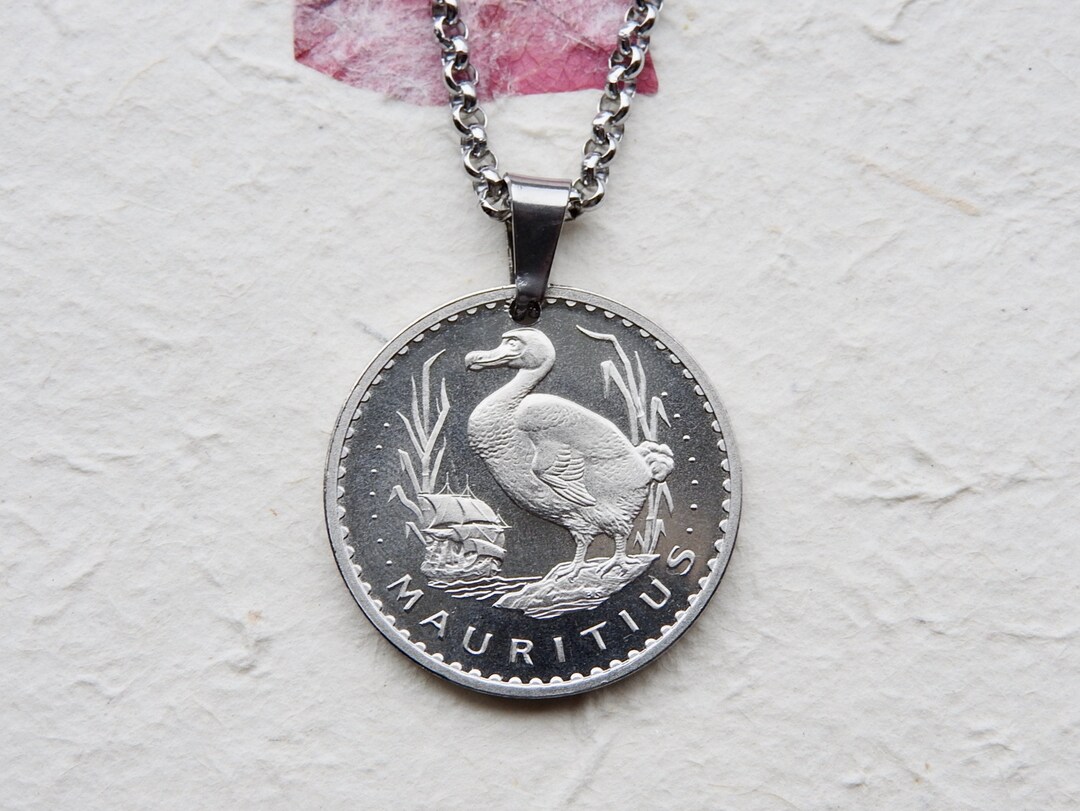 Mauritius Dodo Coin Token Necklace - Limited Edition - Maurice of ...