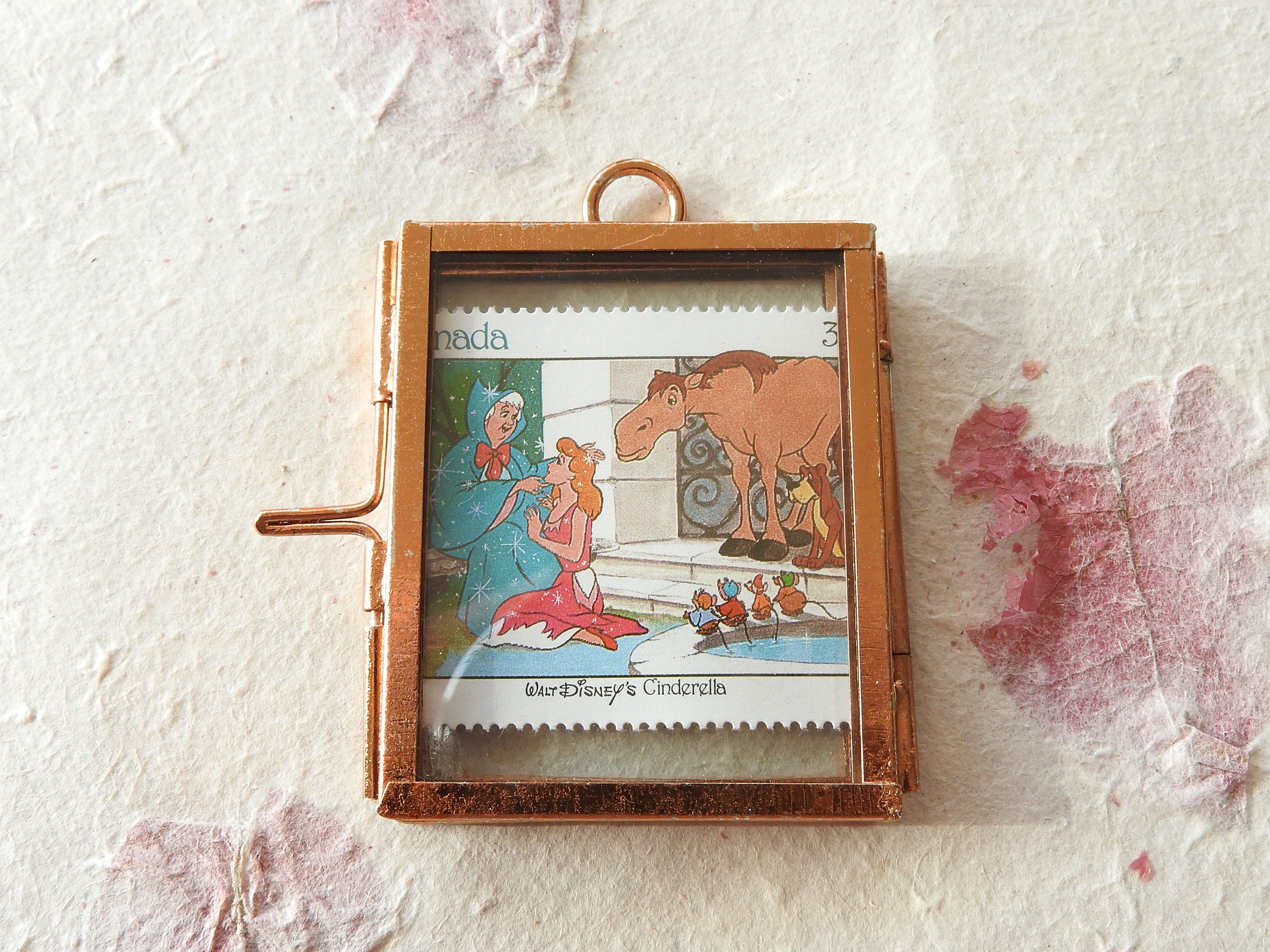 Framed Disney Cinderella Postage Stamp 7 Designs Mini - Etsy