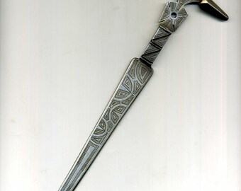 Solid silver knife | Etsy