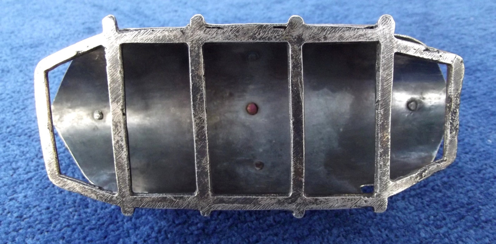Morocco - Great MDEMA Silver Belt 2 Rows Totaling 34 Pieces of 1 Rial ...