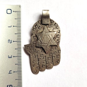 Morocco - Jewish Hand of Fatima in Silver - Khamsa - Palm of the Hand ...