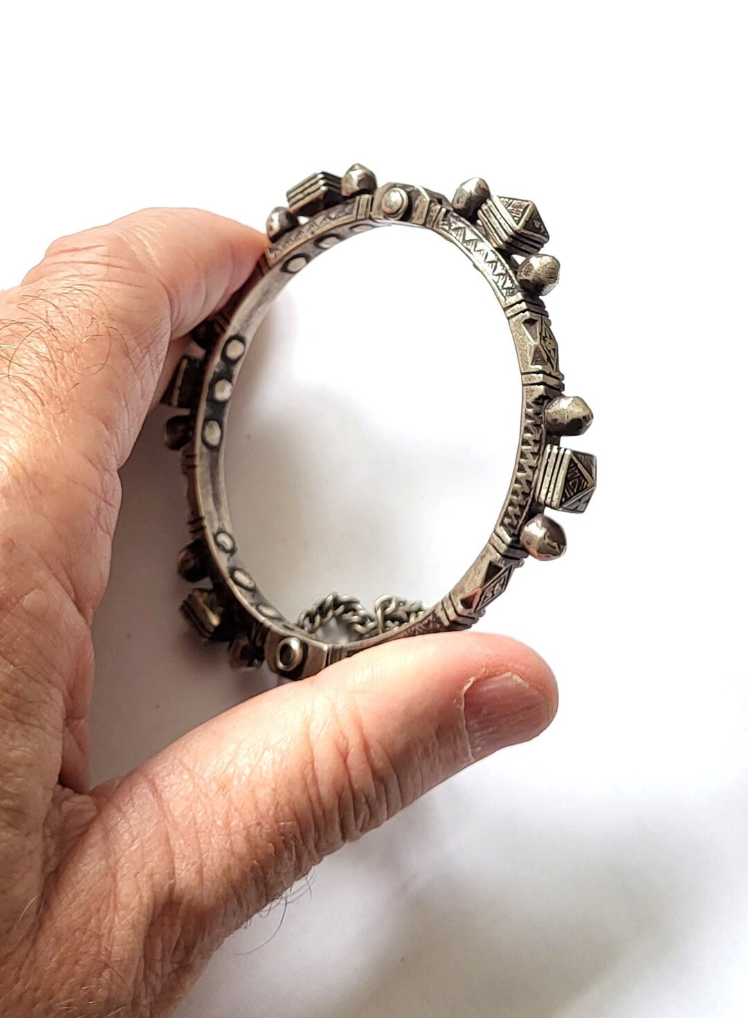 Morocco - Articulated Silver Bracelet "mizam" Moorish - Guedra - South ...