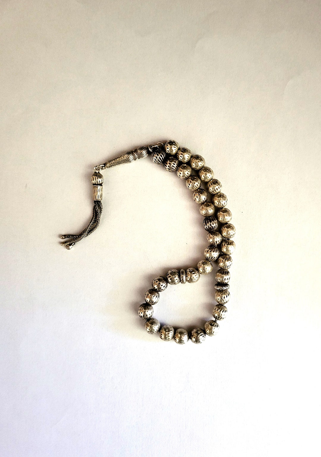 Tasbih Tasbih Misbaha Tasbih Sebha in Sterling Silver - Etsy