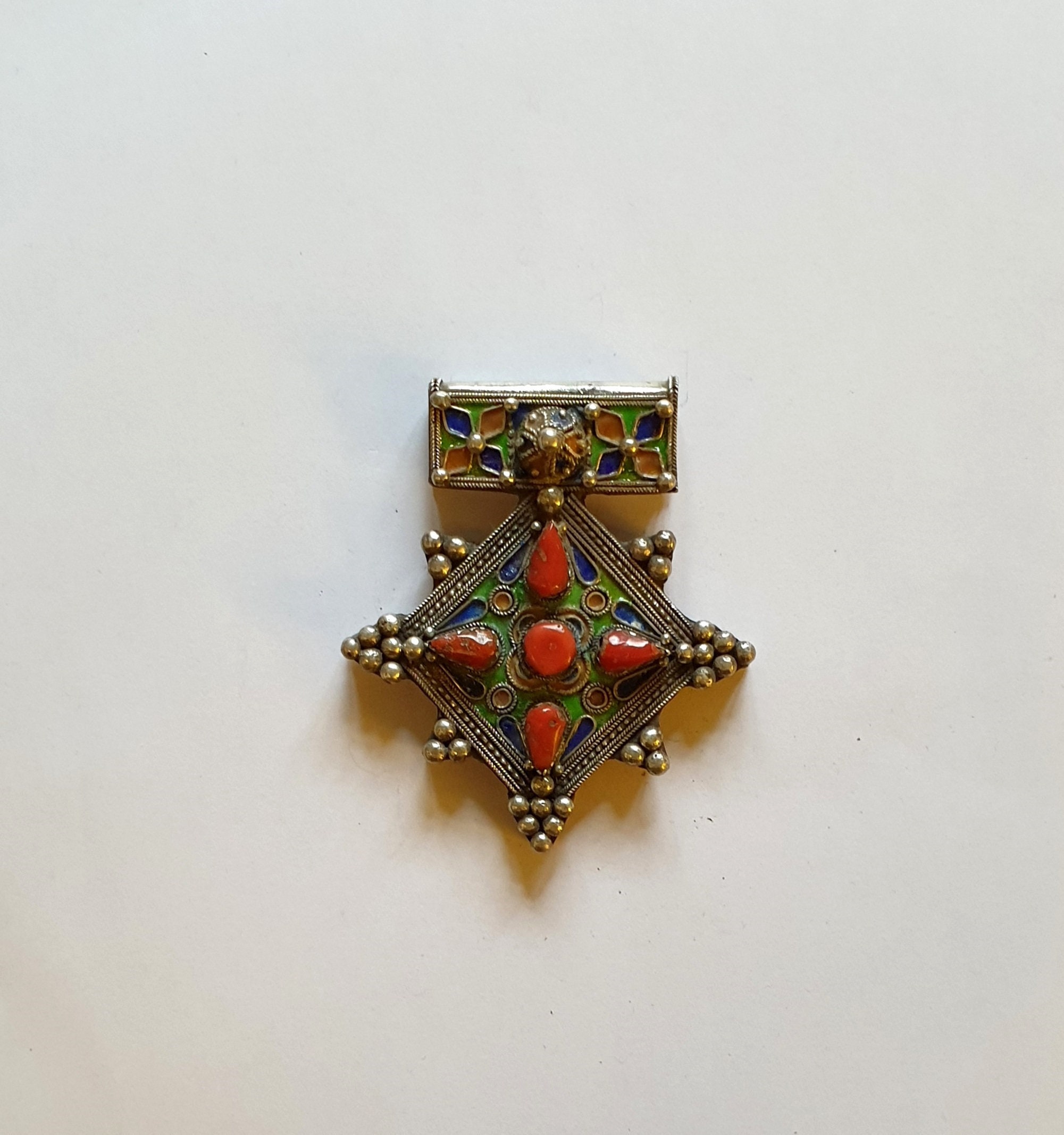 Morocco - Mauritania - Rare Large Cross "boghdad" in Solid Silver ...