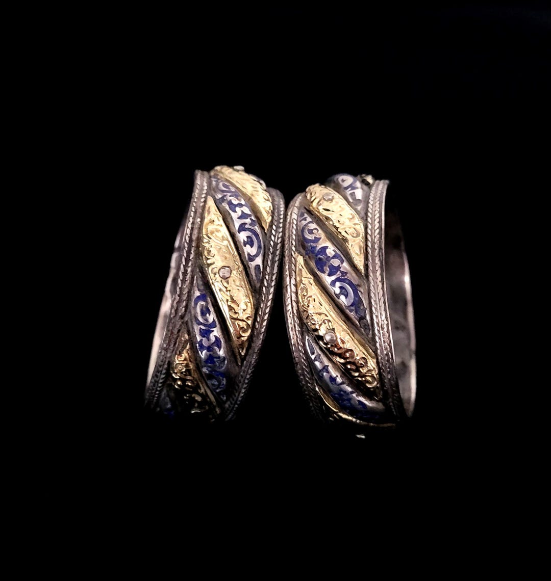 Morocco Rare Pair of chems O Qmar Bracelets Called Moon and Sun in ...