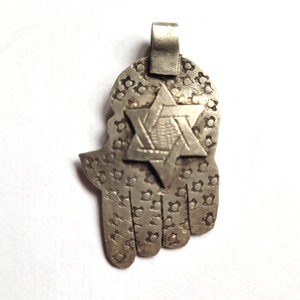 Morocco - Jewish Hand of Fatima in Silver - Khamsa - Palm of the Hand ...