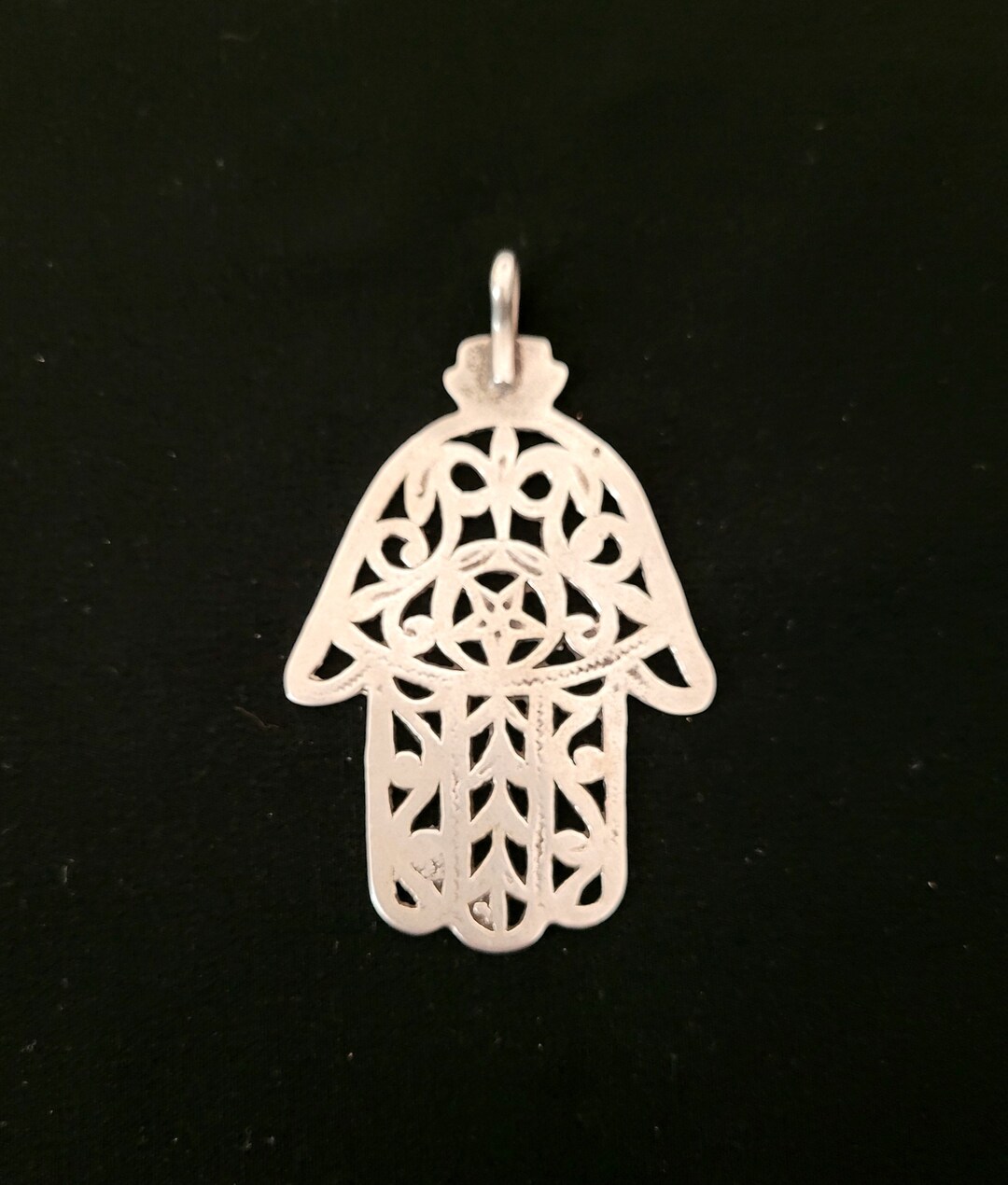 Ancient Large Hand of Fatima Khamsa in Silver Tunisia - Etsy