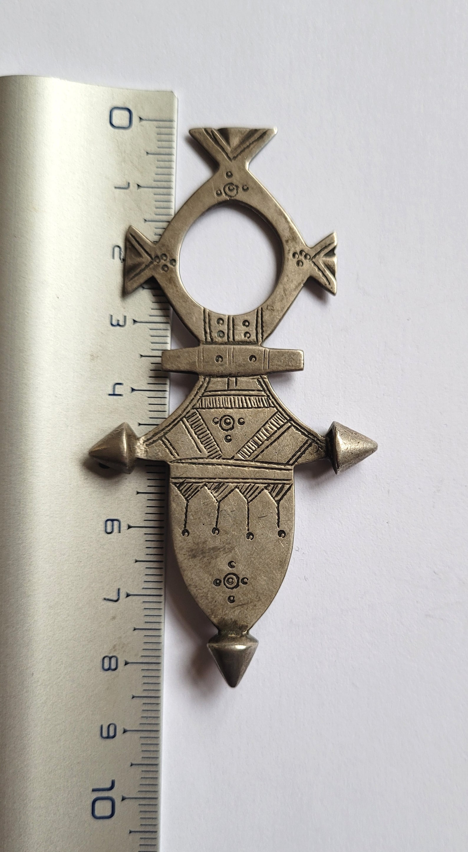 Tuareg Talisman - Cross of Iférouane Silver Amulet - Niger - Etsy UK