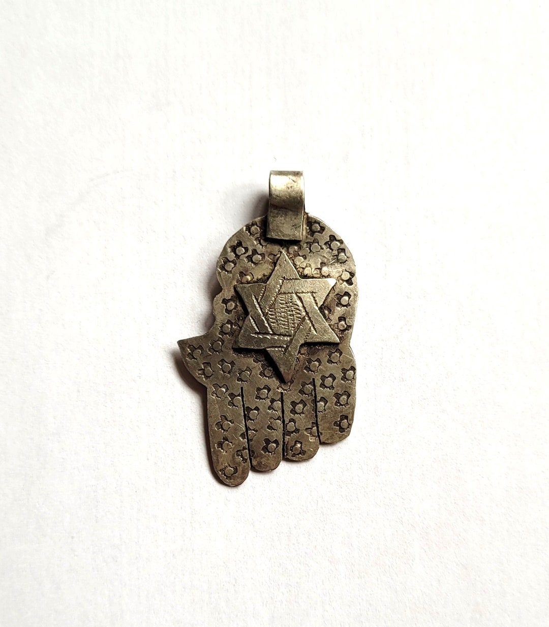 Morocco - Jewish Hand of Fatima in Silver - Khamsa - Palm of the Hand ...