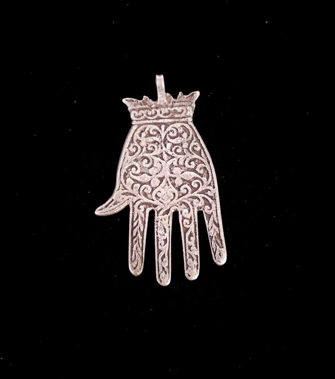 Morocco Hand of Fatima in Cast Silver From Essaouira - Morocco - Etsy