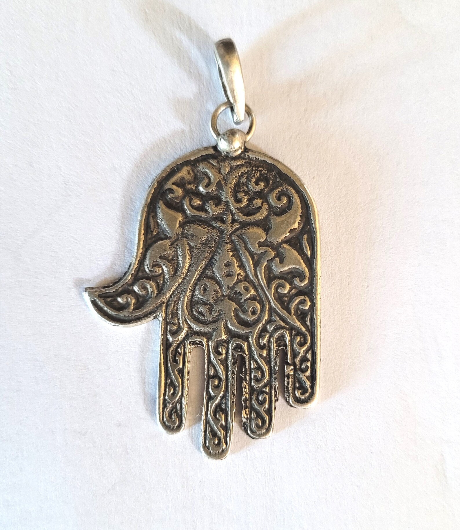 Maroc Main de Fatima en argent moulé Khamsa Khomissa - Etsy France