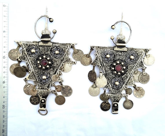 Rare and antique pair of Moroccan FIBULES called "wor… - Gem