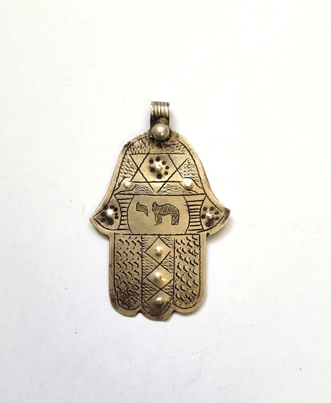 Silver Hand of Fatima - Khamsa - Lucky Charm - Judaica - Origin ...