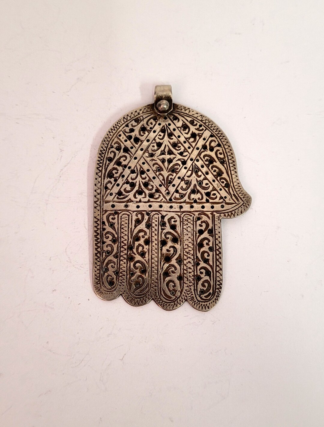 Morocco – Ancient Hand of Fatima - Khamsa - in Openwork Silver ...