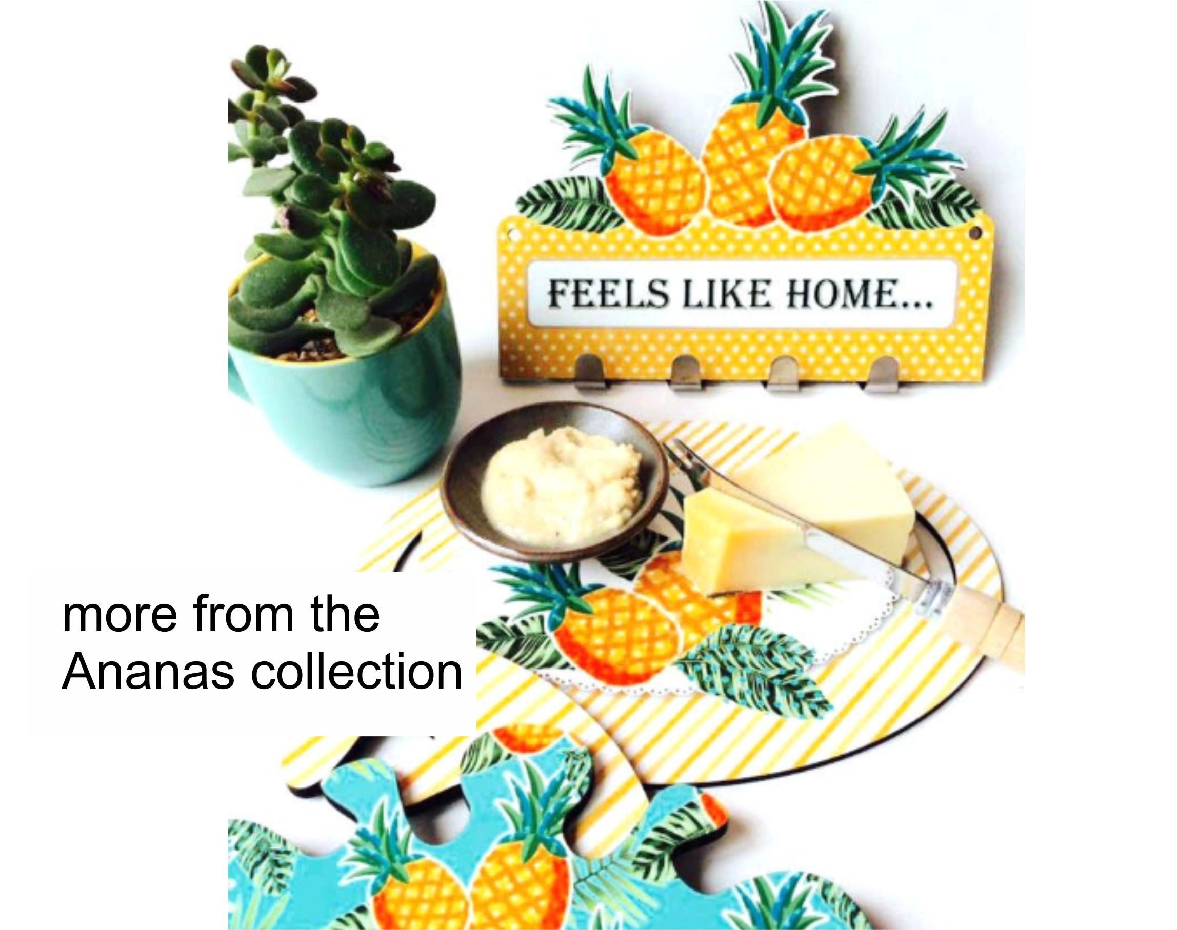 Ananas Key Hanger, Artistic Wall Hanger, Functional Wall Decor - Etsy