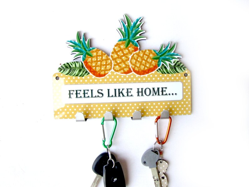 Ananas Key Hanger, Artistic Wall Hanger, Functional Wall Decor - Etsy