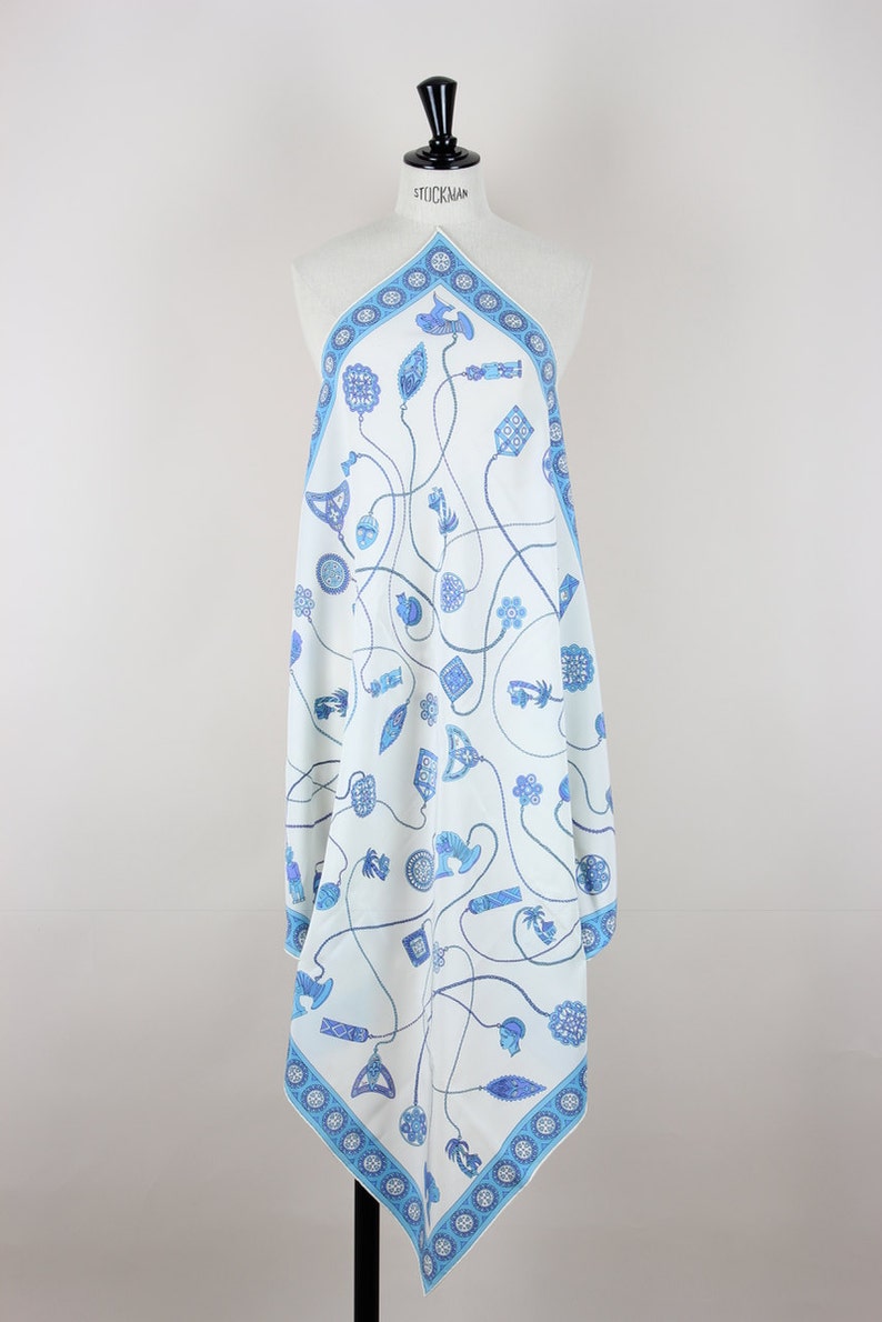 EMILIO PUCCI 1970s African-inspired Collection White and Blue - Etsy
