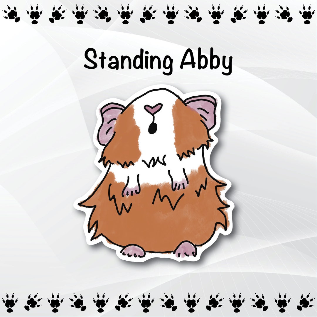 Standing Abby Sticker | Water Resistant Stickers for Car, Waterbottle ...
