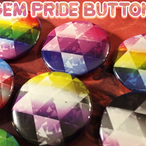 Pixel Pride Flag Buttons Choose Any LGBTQ Flag - Etsy