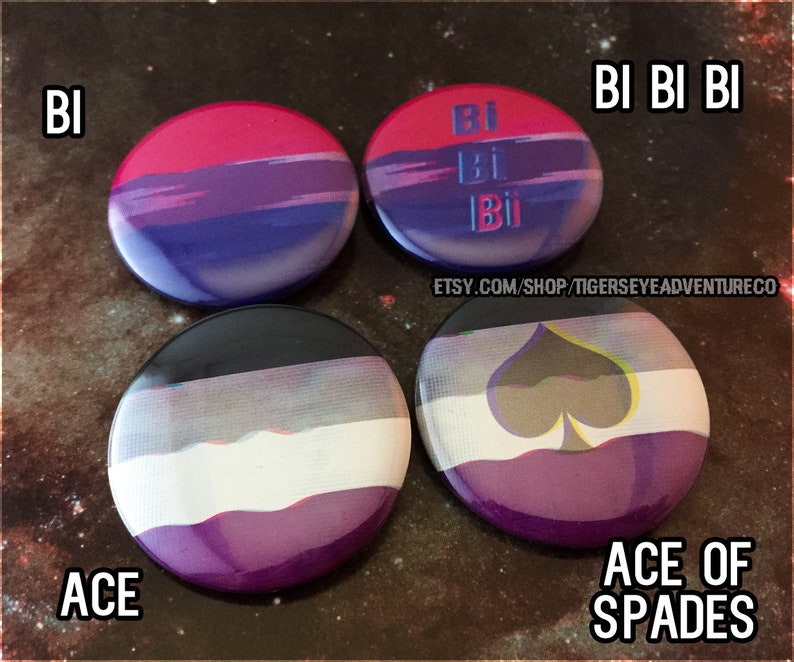 Glitch Pride Buttons Choose Any LGBTQ Flag - Etsy