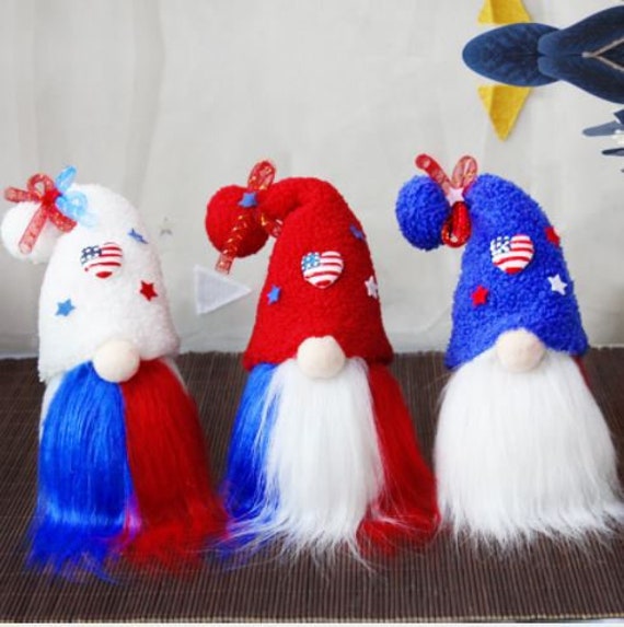 4th of July Gnome Standing Gnome USA Decorations | Etsy