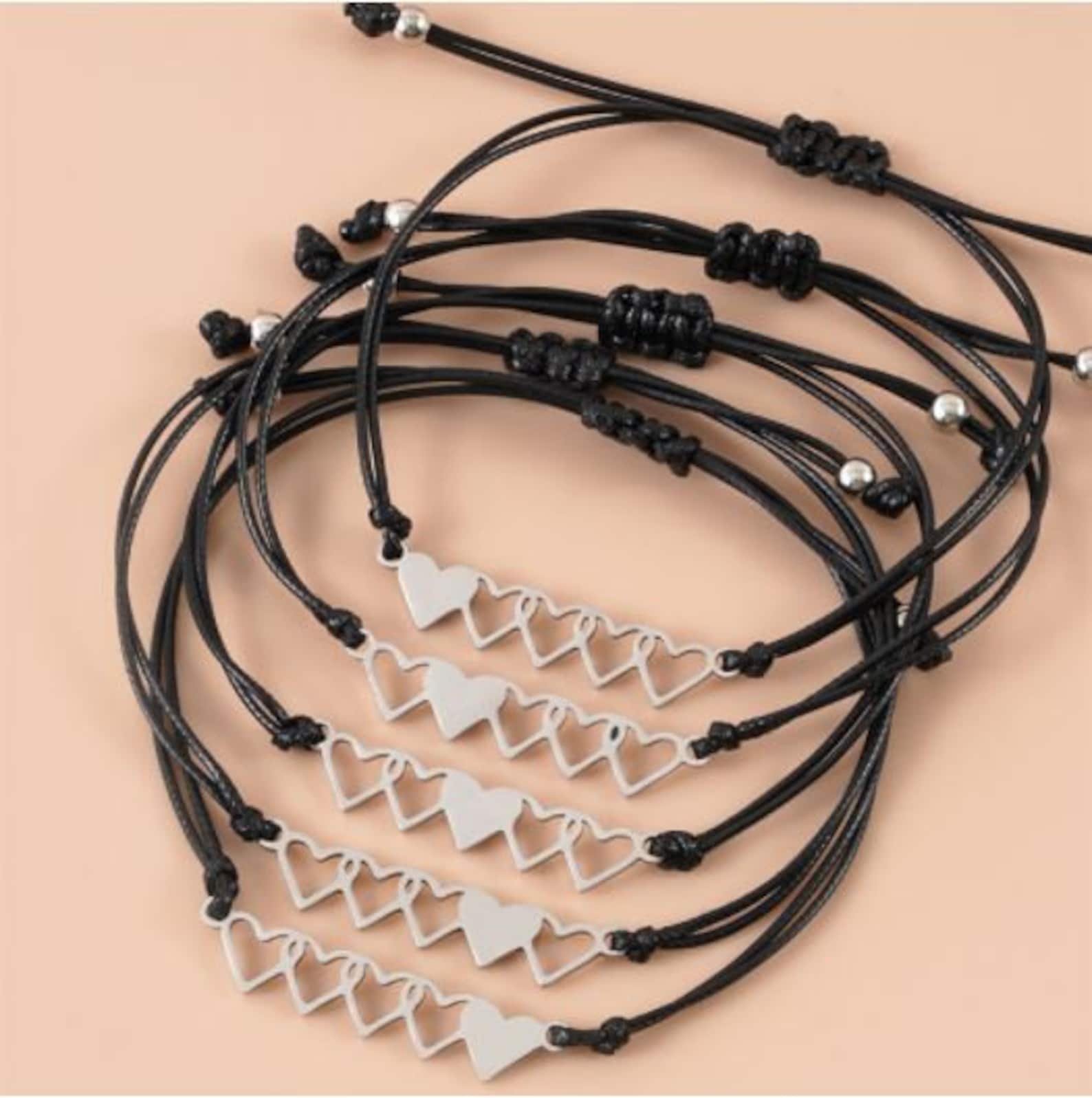 2 3 4 5 Friendship Bracelets Sisters Matching Gift | Etsy