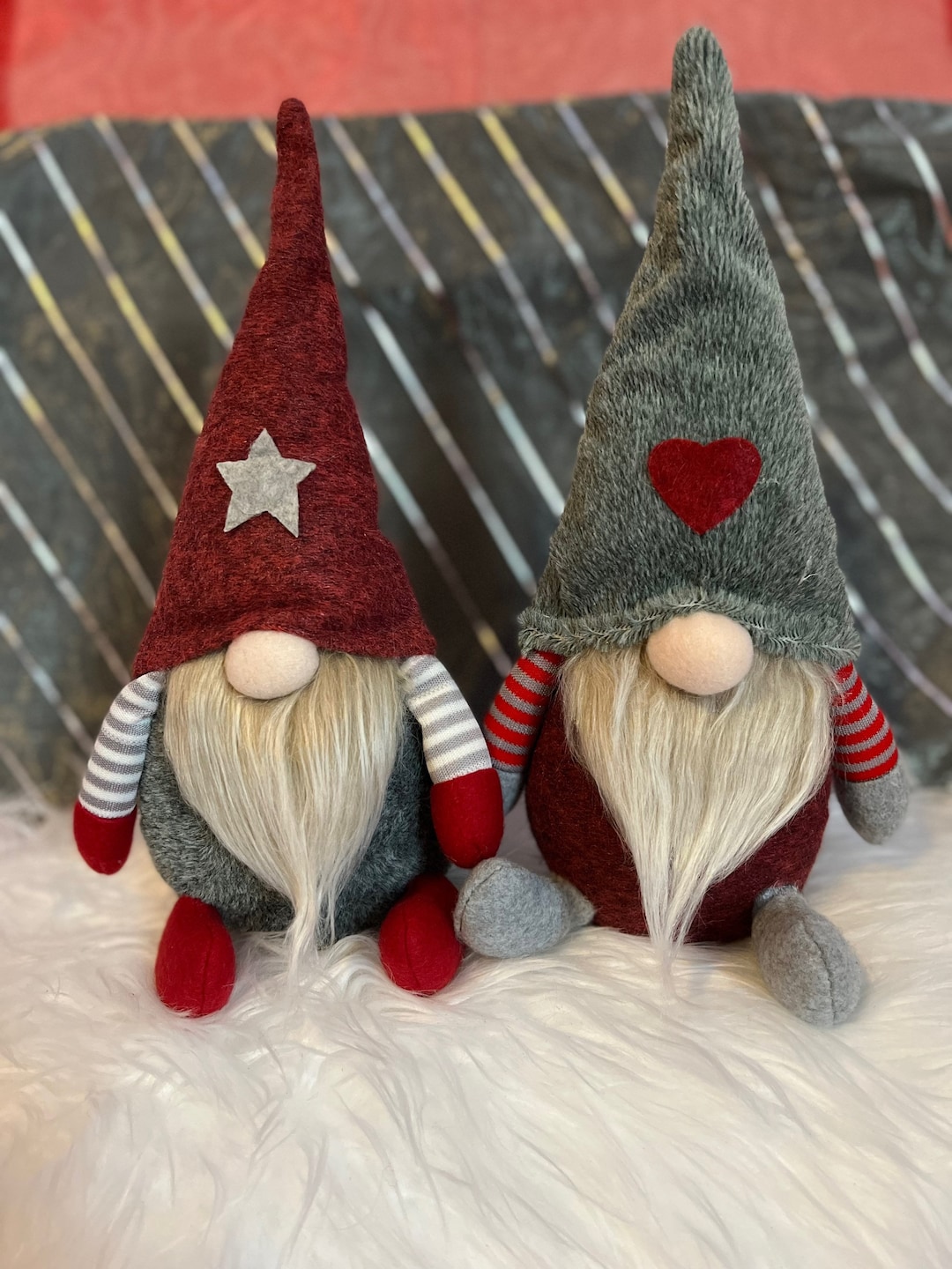 Valentine's Day Gnome Set Standing Gnome Christmas Decorations Gnome ...