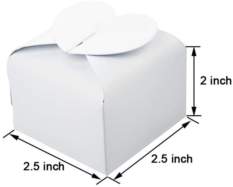 Heart Favor Boxes ~ Wedding Reception Baby Shower Bridal Engagement ...