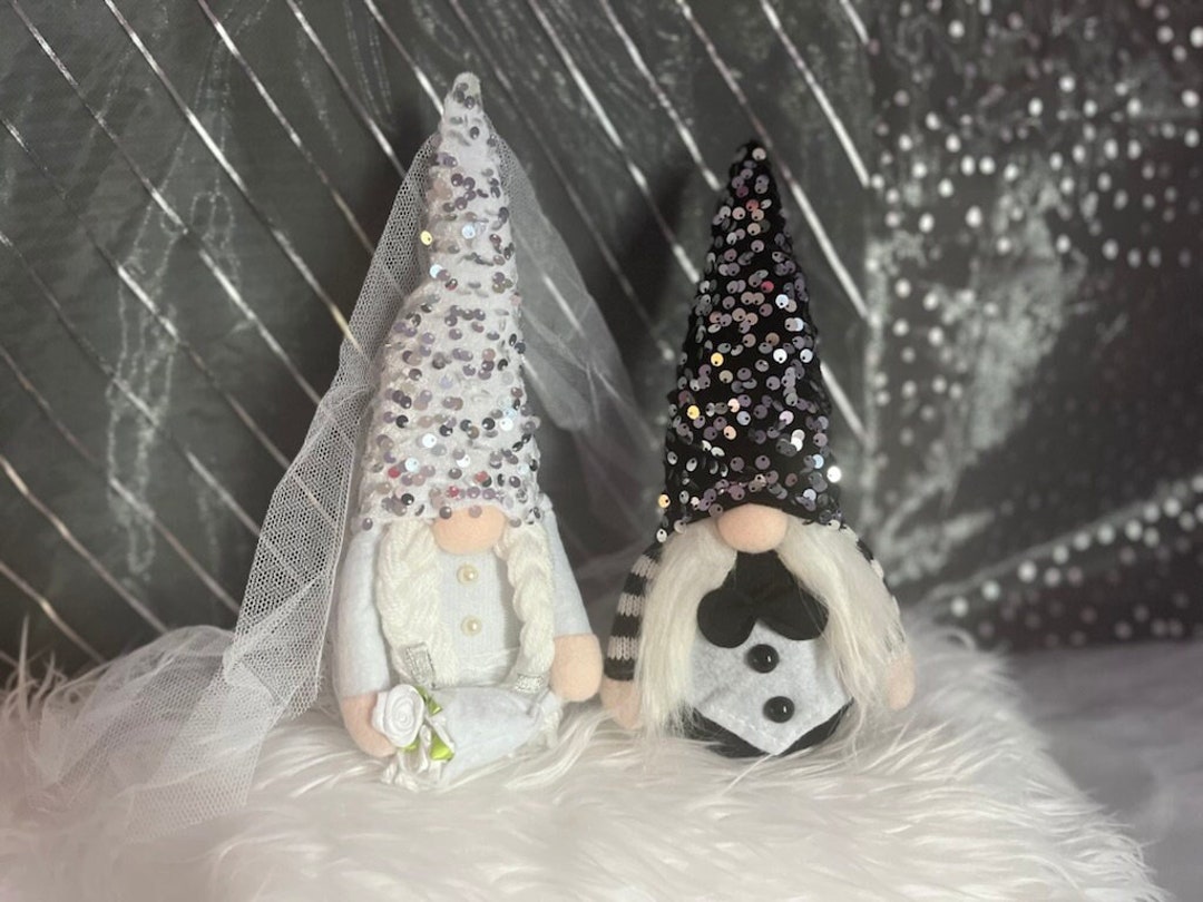 Wedding Gnome Couple | Standing Gnome | Bride Groom Wedding Gift ...