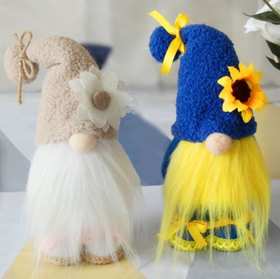 Flower Gnome | Spring Gnome | Standing Gnome | Farmhouse Gnome Couple ...
