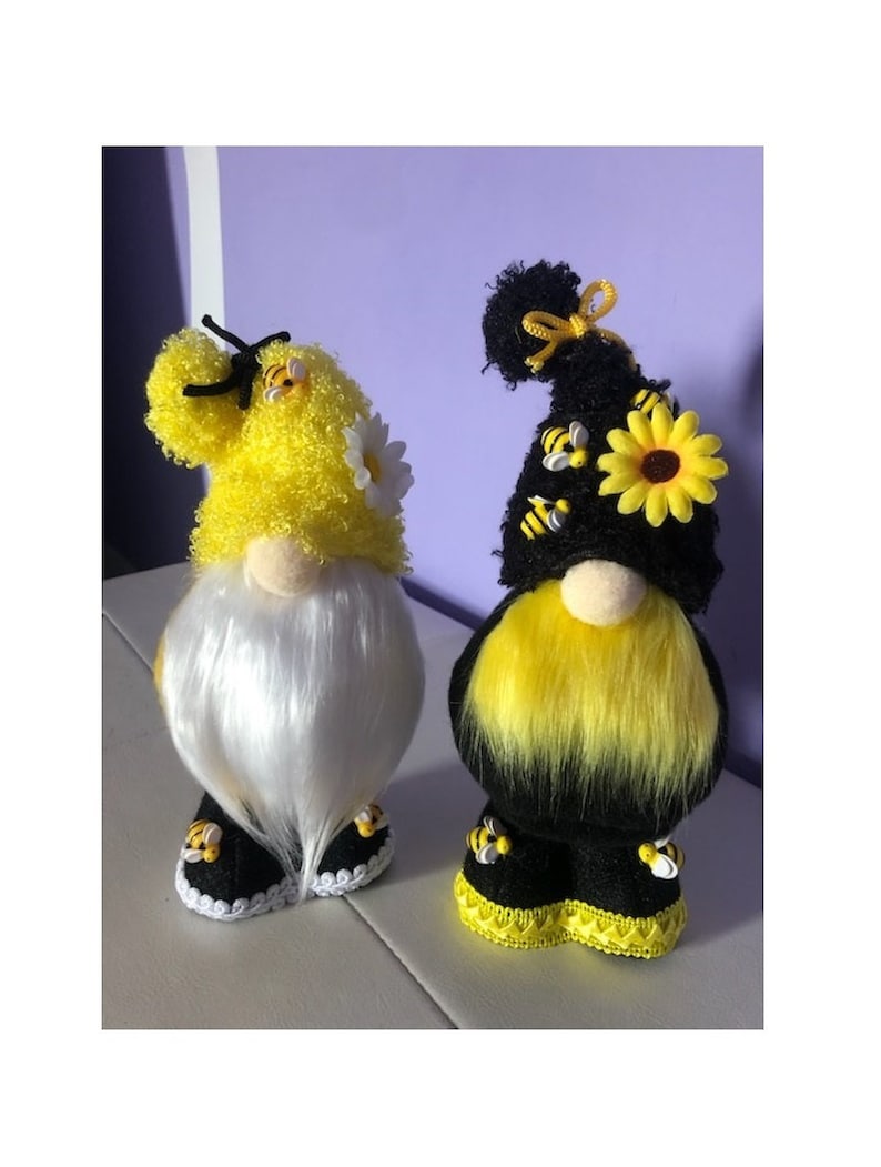 Bumblebee Gnome Standing Gnome Bee Gnome Spring Gnome - Etsy