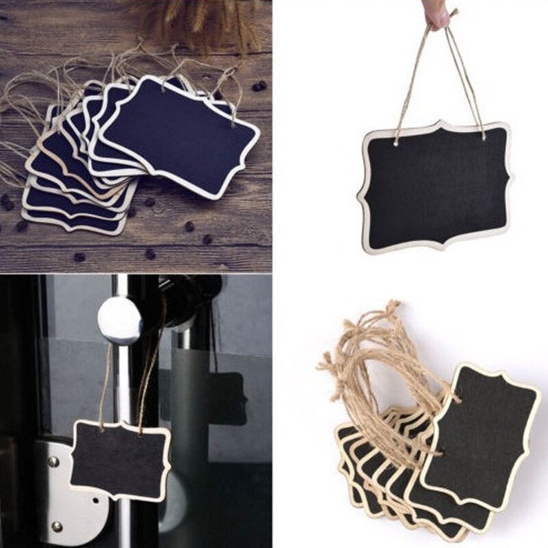Mini Hanging Chalkboard for Wedding Receptions Baby Showers - Etsy