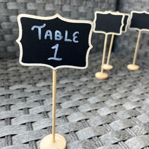Mini Chalkboard With Stand for Wedding Receptions, Baby Showers, Table ...