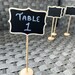 Mini Chalkboard With Stand for Wedding Receptions, Baby Showers, Table ...