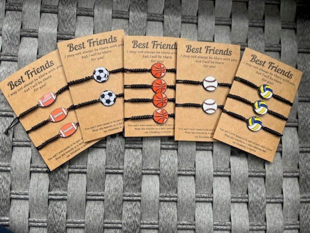 Football Teammates Jewelry | Best Friends Bracelet Set | Mother ...