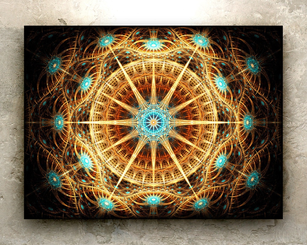 CELESTIAL SYZYGY Art – HD Print: Sacred Geometry, Mandala, Cosmic ...