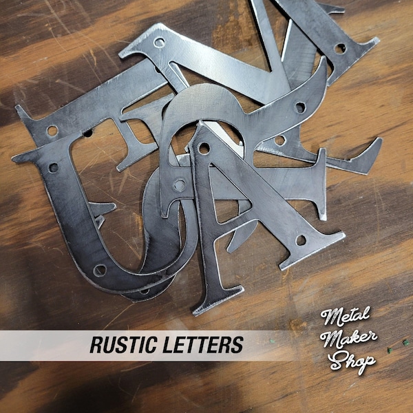 Metal Letters - Etsy
