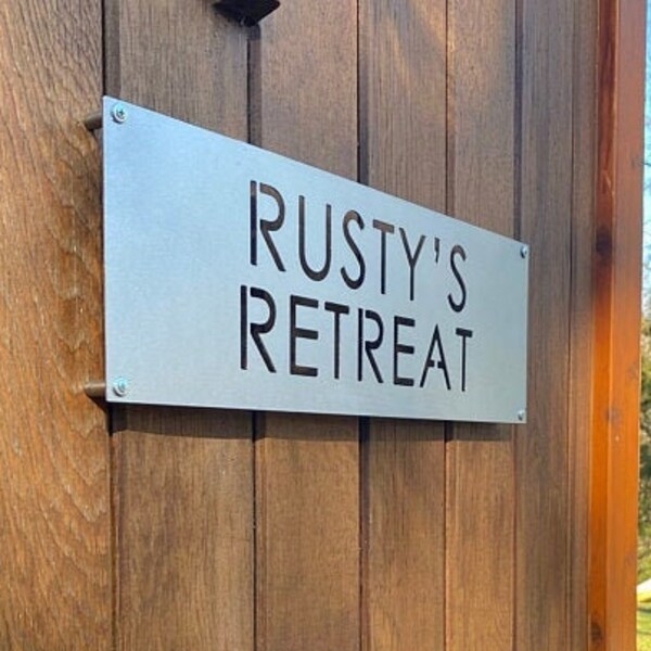 Rusted Metal Sign - Etsy