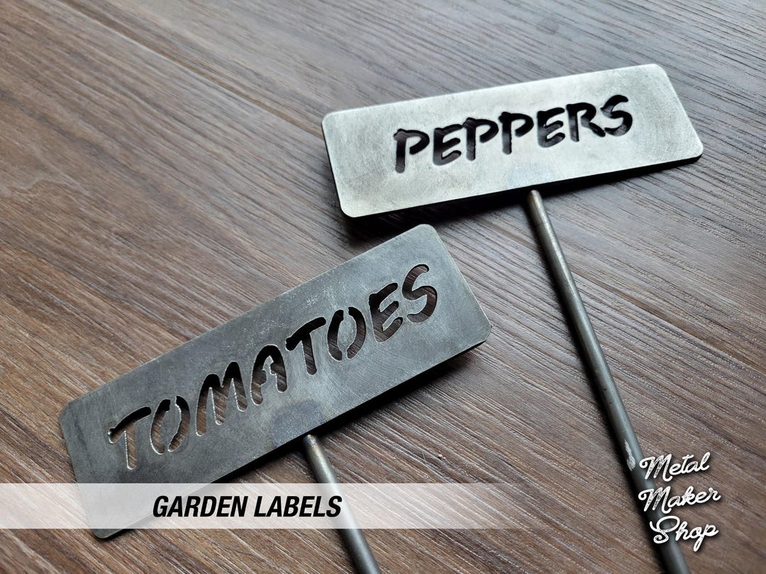 Customizable Metal Garden Labels: Personalized Plant Markers - Etsy