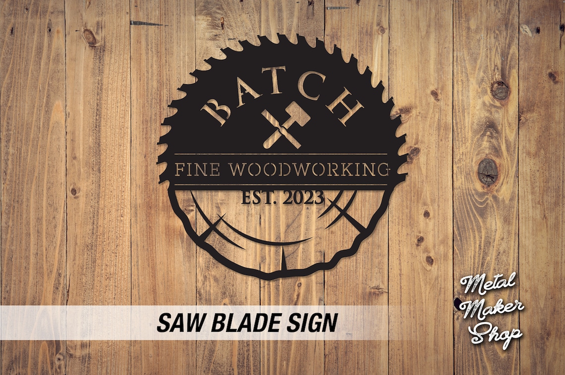 Rustic Saw Blade Sign Rustic Sign Carpentry Gifts Saw Blade - Etsy
