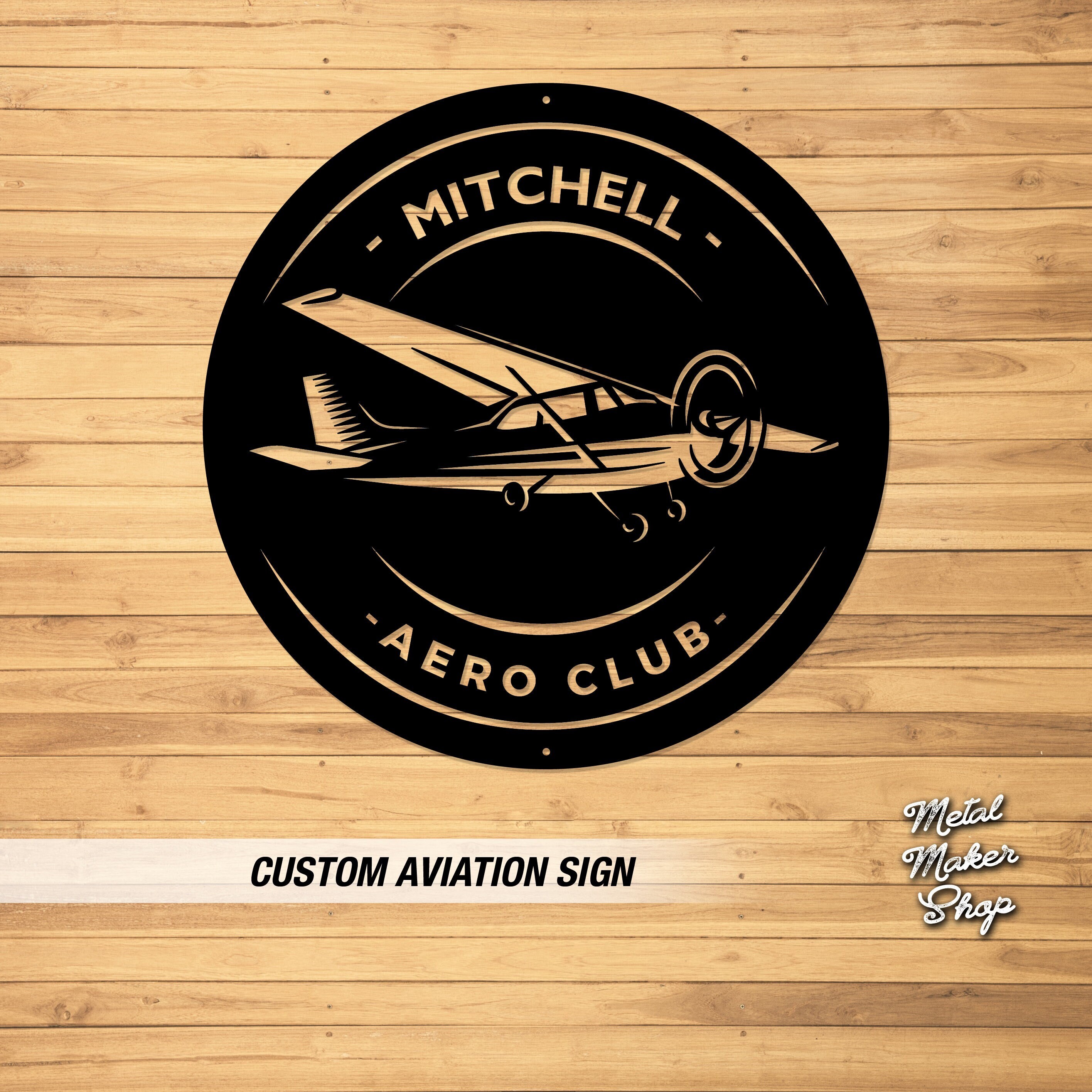 Aviation Sign Custom Airplane Gift Airplane Sign Hangar - Etsy