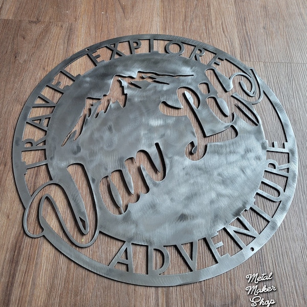 Adventure Metal Sign - Etsy