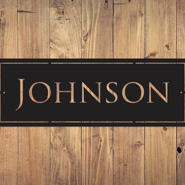 Metal Name Sign - Etsy