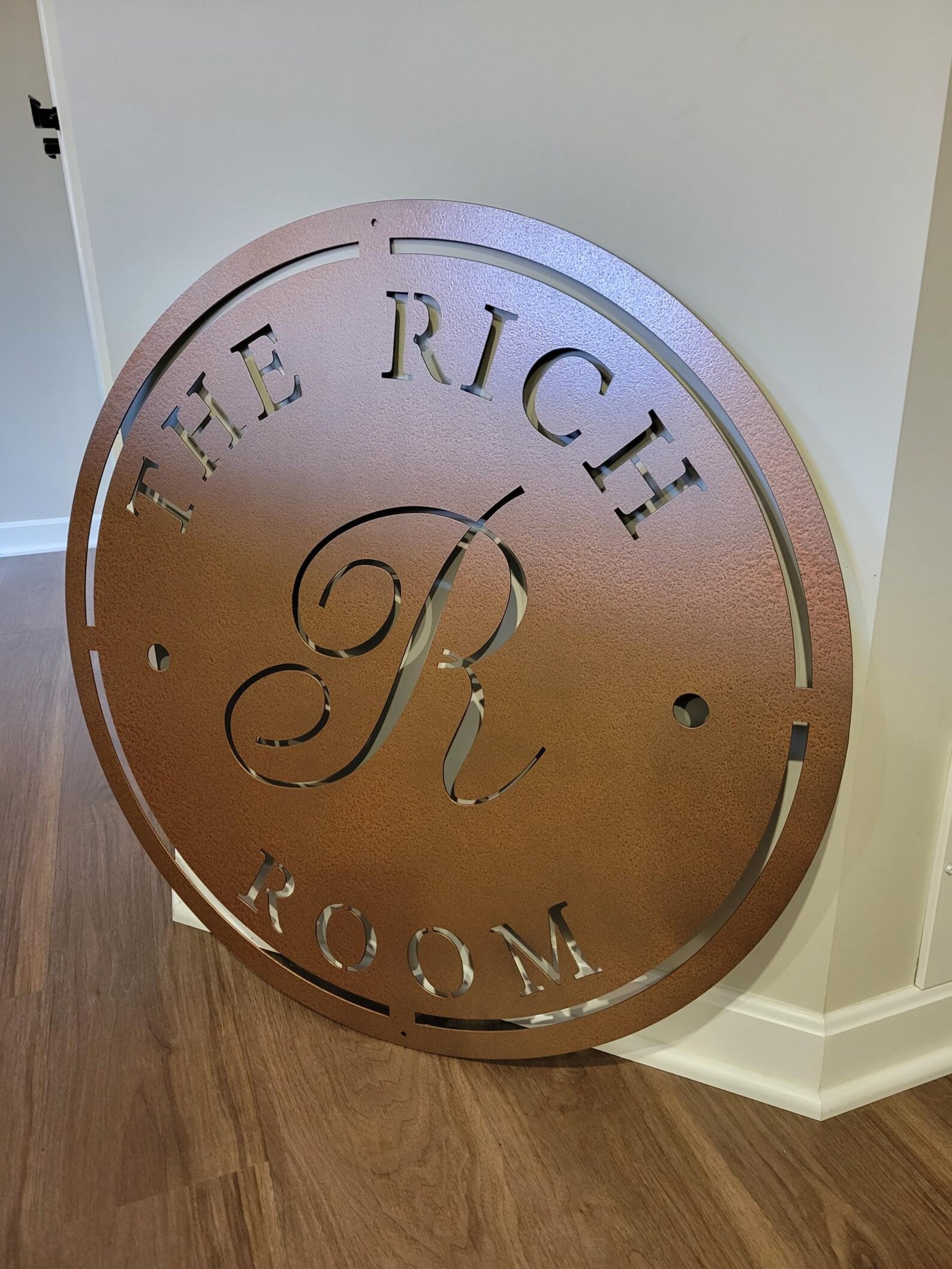 Round Family Sign Metal Letter Family Sign Metal Sign Free - Etsy