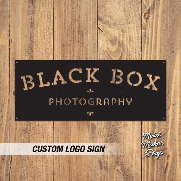 Custom Metal Signs Business Logo - Etsy