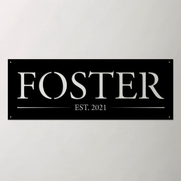 Metal Name Sign - Etsy