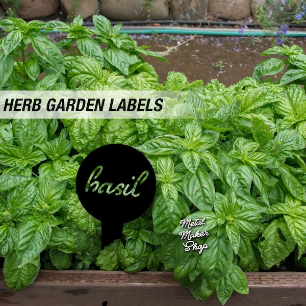 Herb Garden Labels - Etsy