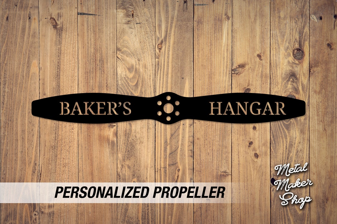 Personalized Metal Prop, Aviation Propeller, Gift for Pilots, Airplane ...